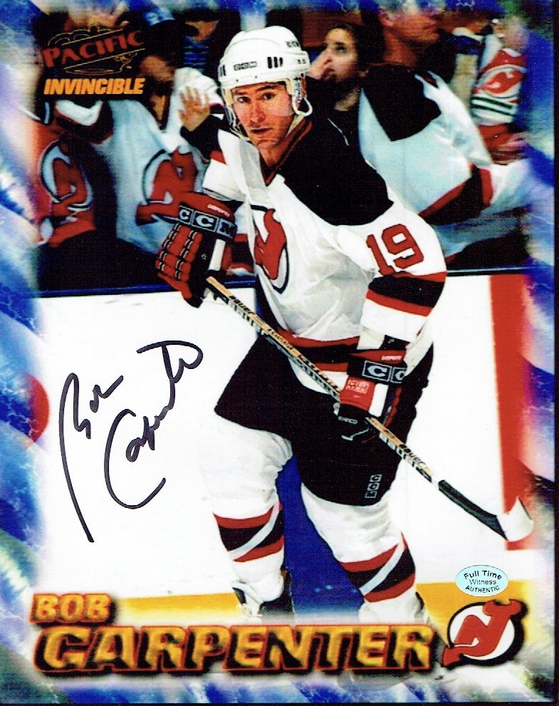 Bobby Carpenter New Jersey Devils Autographed 8x10 Photo Full Time Aut ...